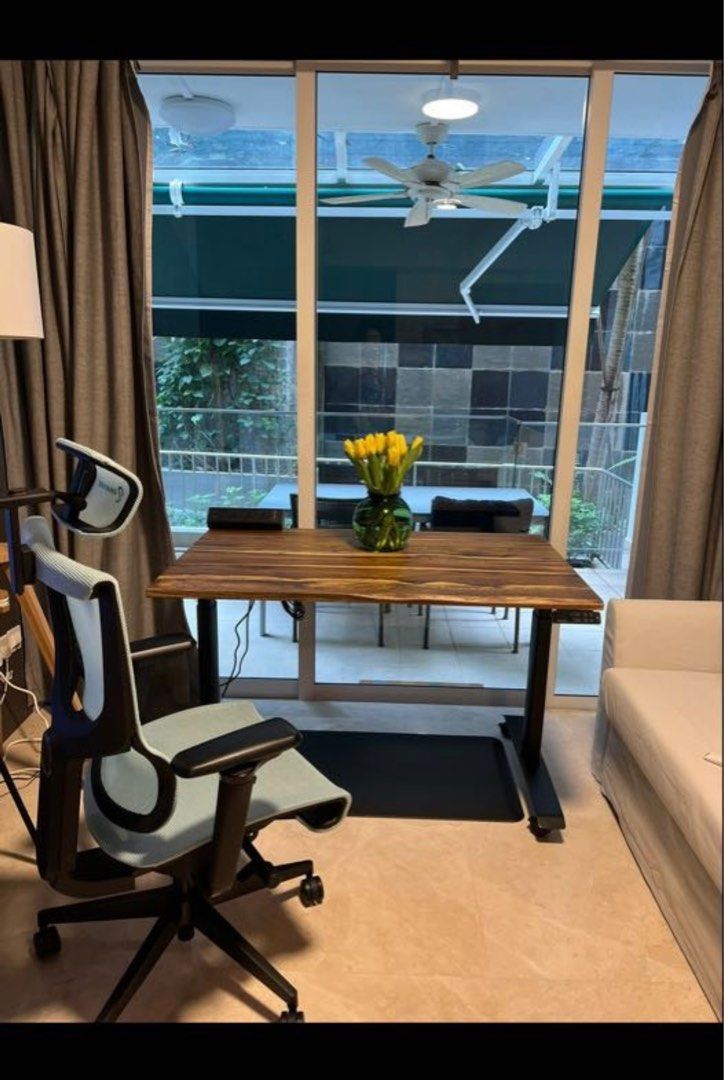 Omnidesk Ascent Wildwood+ (including all extra accessories) , Furniture & Home Living, Furniture ...