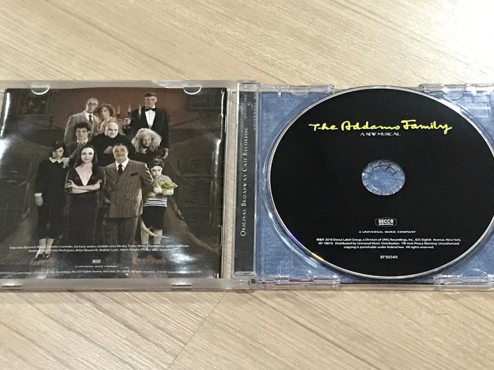 Original CD: The Addams Family - A New Musical, Hobbies & Toys, Music ...