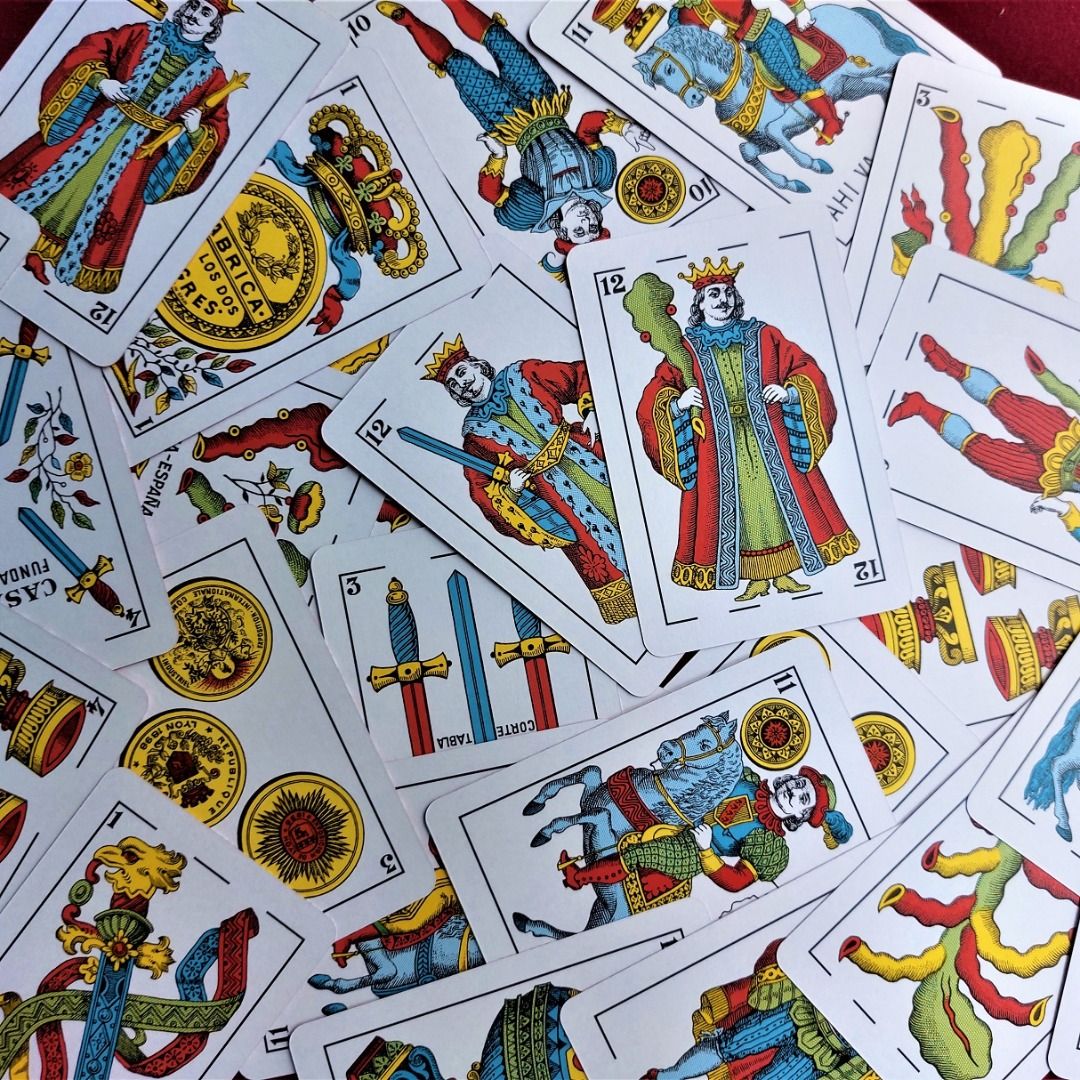 Original Heraclio Fournier Vitoria Cuajo Filipino Spanish Playing Cards ...