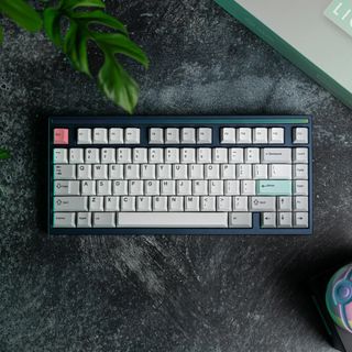 Keychron Q1 (green) custom mechanical keyboard, Computers & Tech, Parts ...