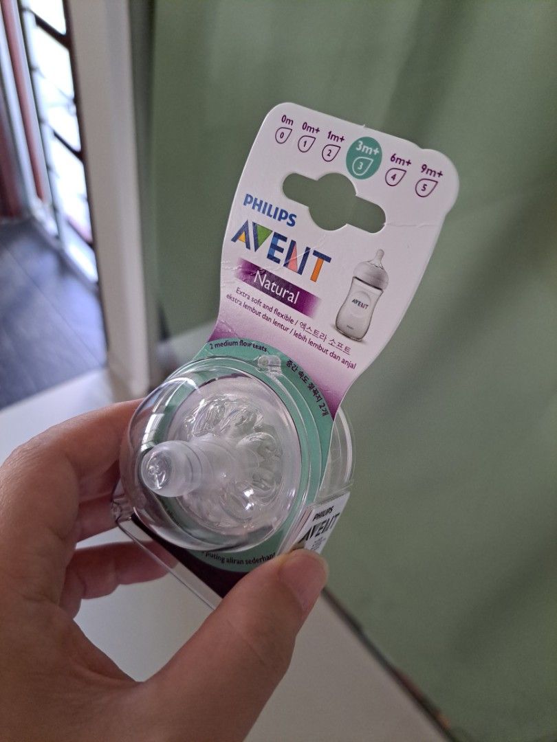 Philips Avent natural Teat 3, Babies & Kids, Nursing & Feeding ...