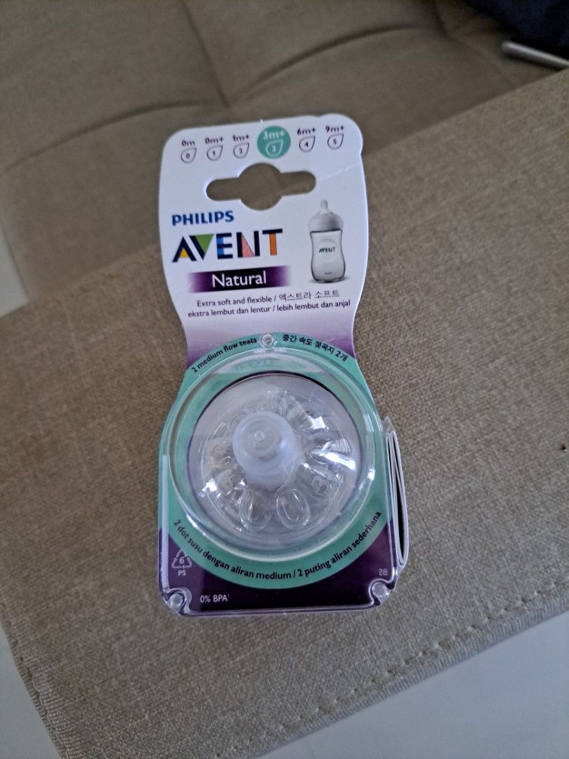 Philips Avent natural Teat 3, Babies & Kids, Nursing & Feeding ...