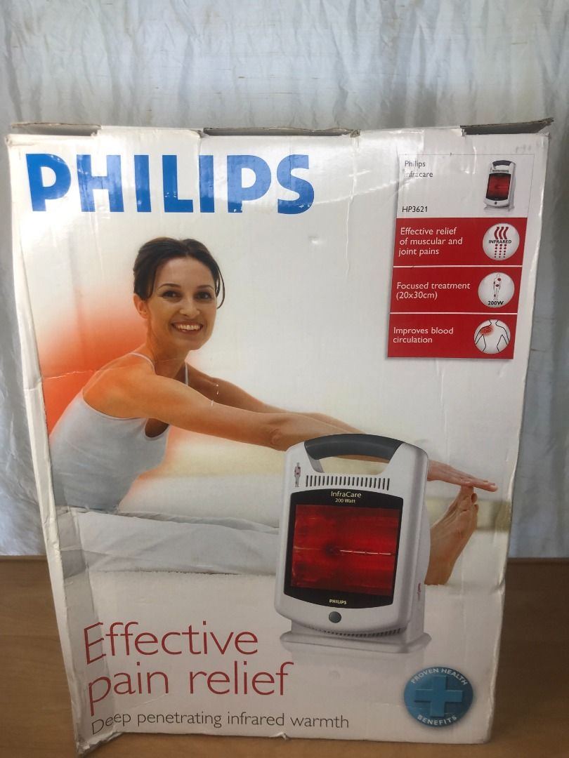 Philips InfraCare Infrared Lamp HP3621, Health & Nutrition, Medical ...