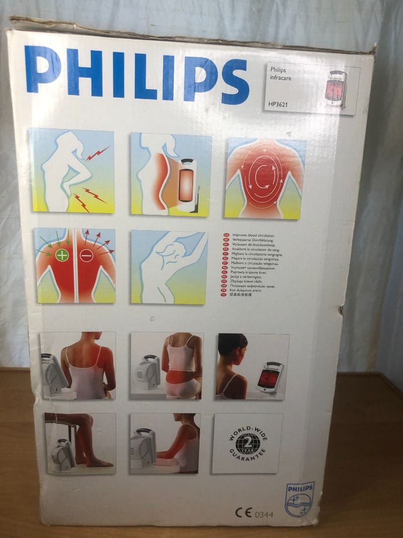Philips InfraCare Infrared Lamp HP3621, Health & Nutrition, Medical ...