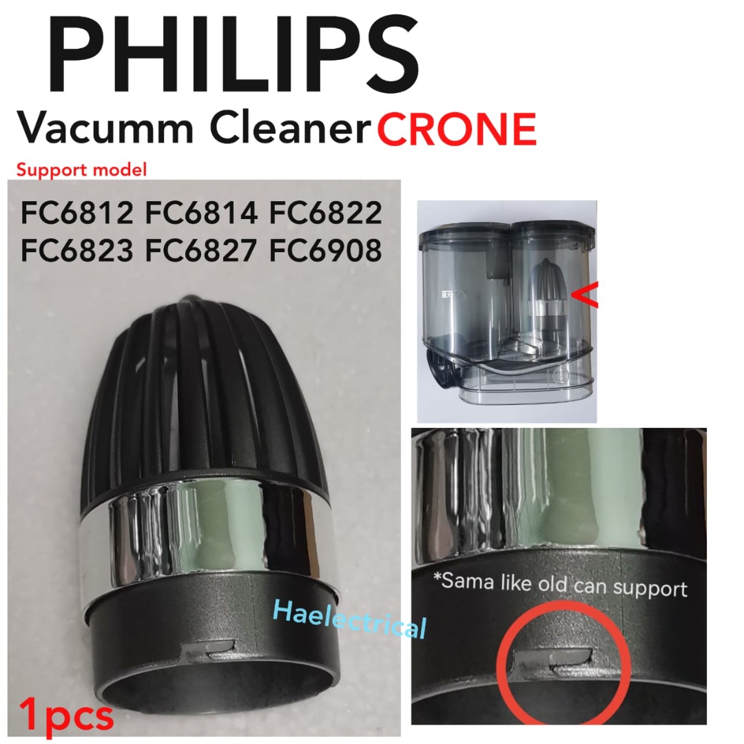 Philips Vacuum Element Inner CONE (1PCS), TV & Home Appliances, Vacuum ...