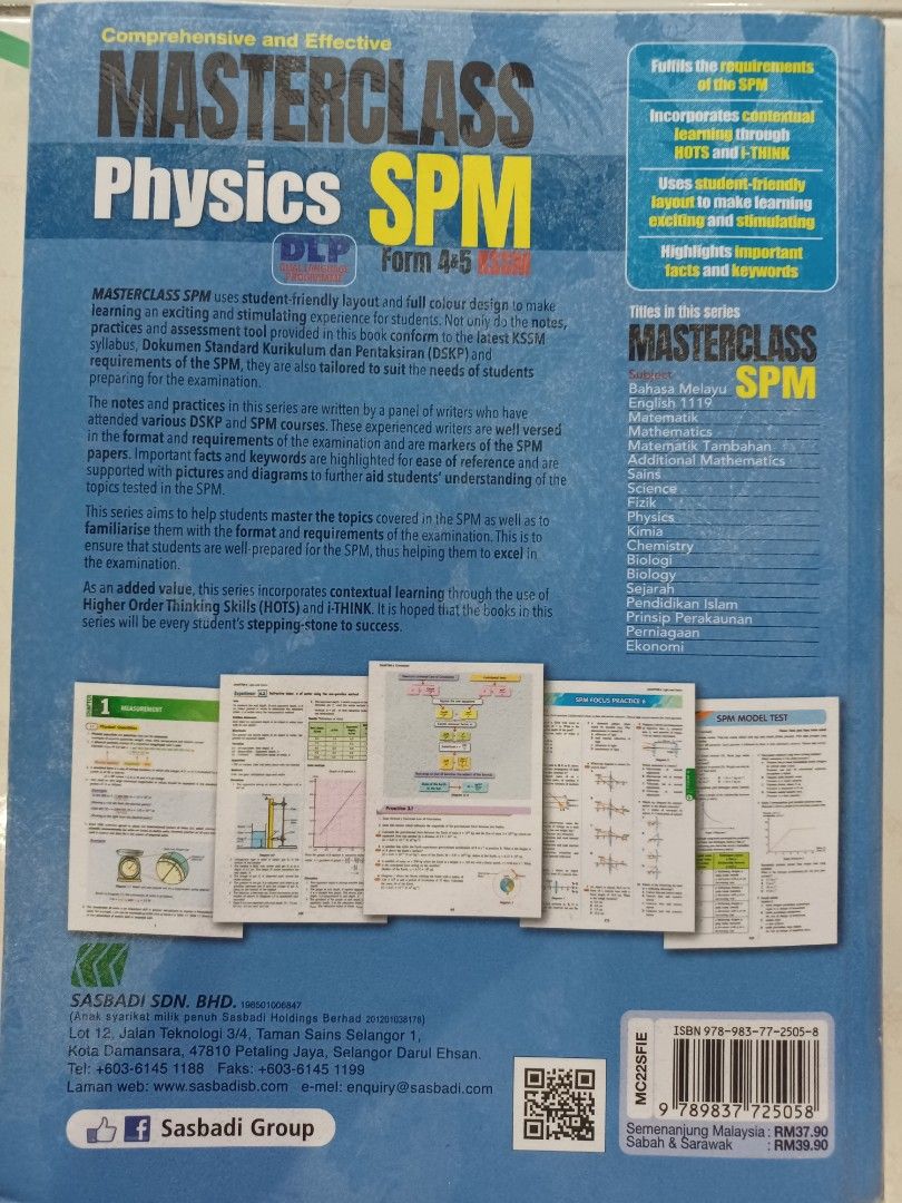 Physics Masterclass SPM, Hobbies & Toys, Books & Magazines, Textbooks ...