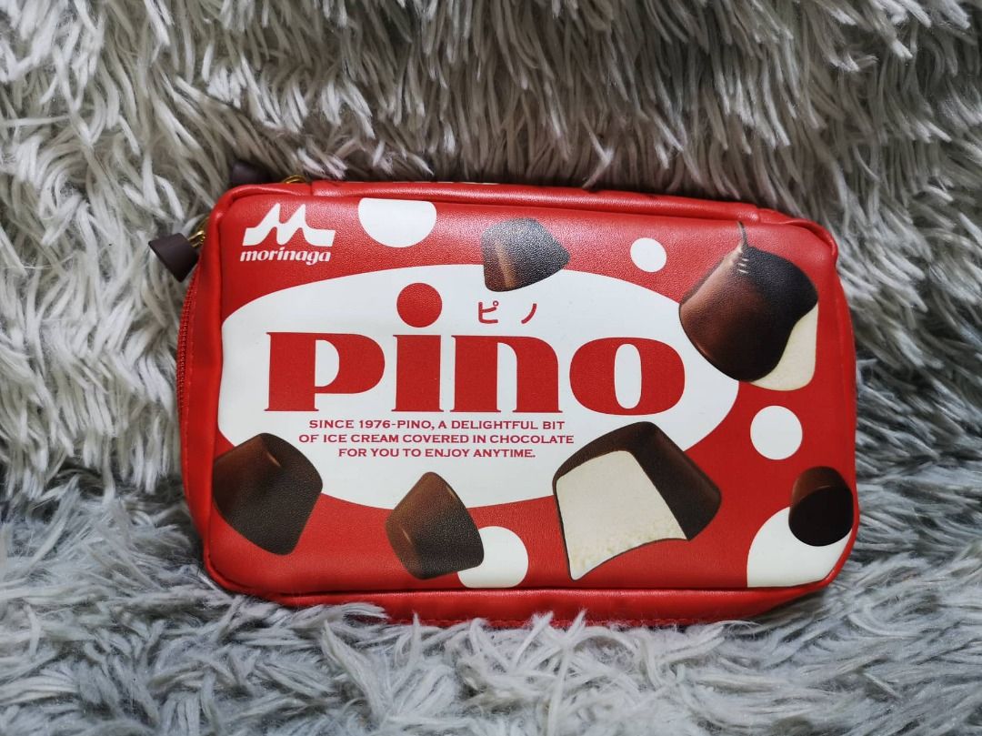 Pino Red Leather Pouch, Women's Fashion, Bags & Wallets, Purses ...