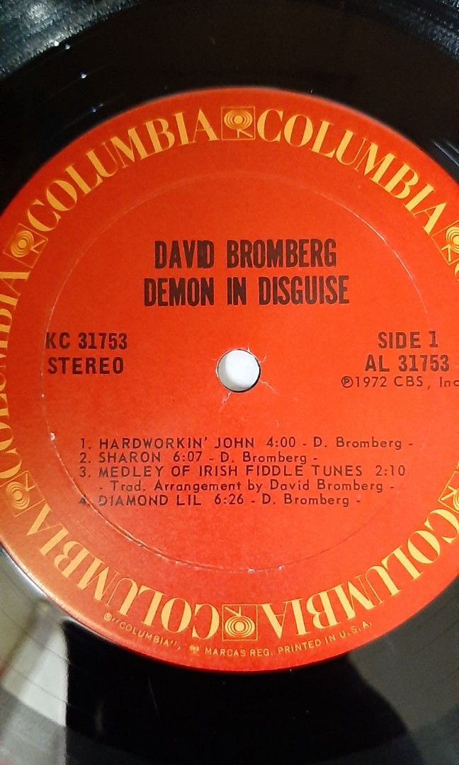 Plaka/ vinyl record.DAVID BROMBERG, Hobbies & Toys, Music & Media ...