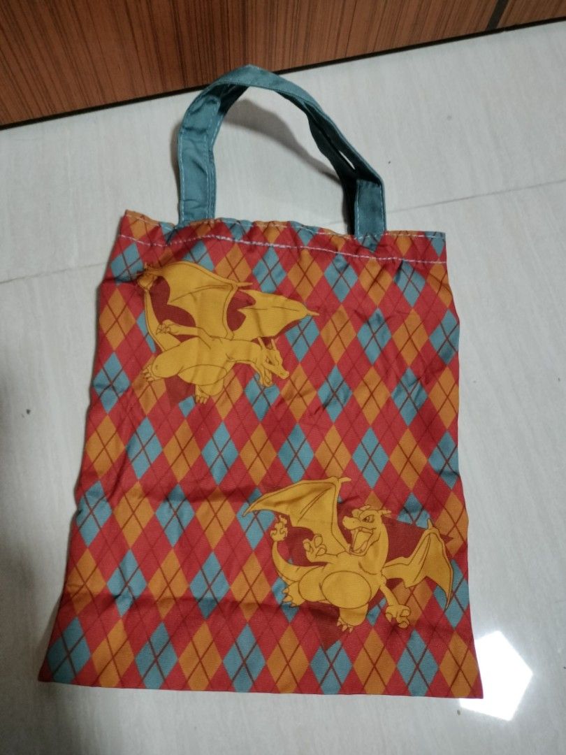 pokemon gashapon tote bag (charizard), Women's Fashion, Bags & Wallets ...