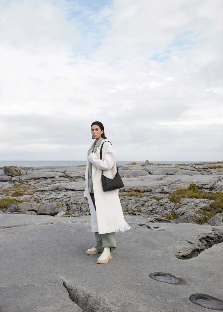 Polene Umi Textured Black Leather on Carousell