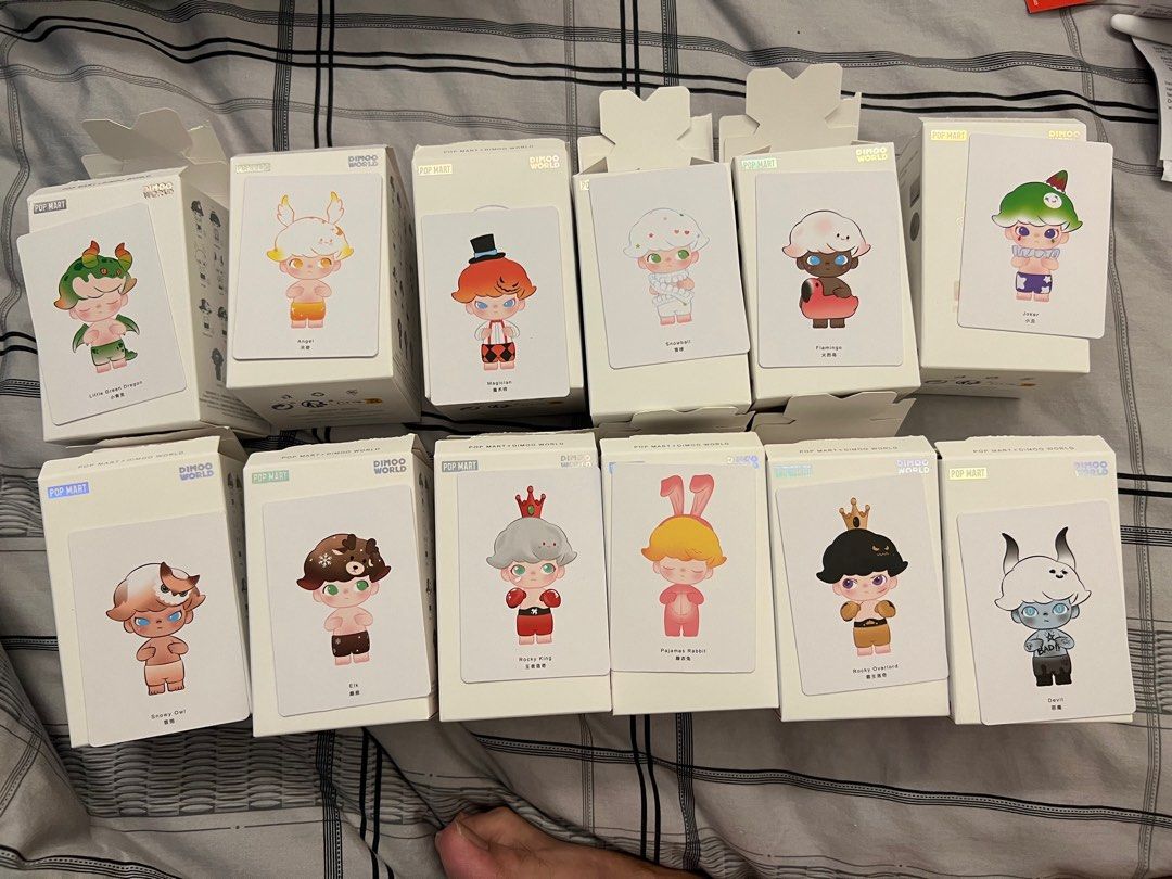 Popmart Pop Mart Dimoo Retro Series Full set of 12 Brand New BNIF ...