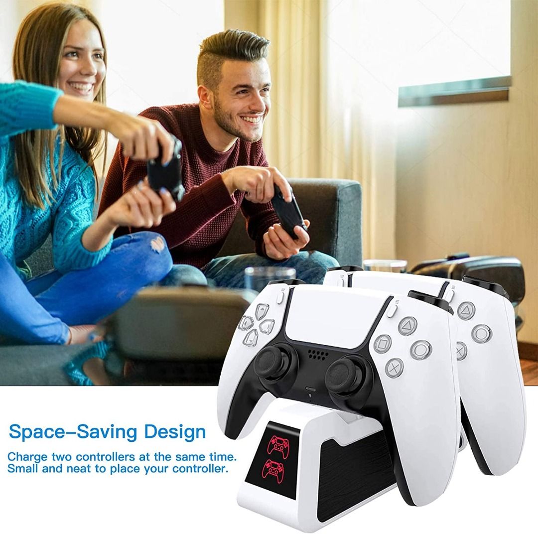 PS5 Controller Charging Station, PS5 DualSense Controller Charger, Fast ...