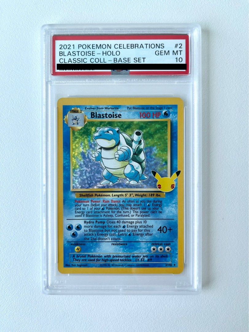 [Holo bleed] PSA 10 Blastoise 25th Anniversary Pokemon Celebration Classic Collection, Hobbies ...