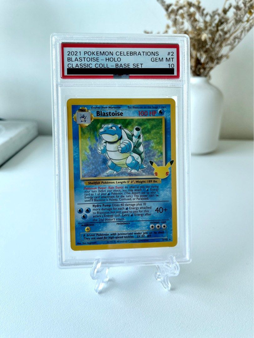 [Holo bleed] PSA 10 Blastoise 25th Anniversary Pokemon Celebration ...