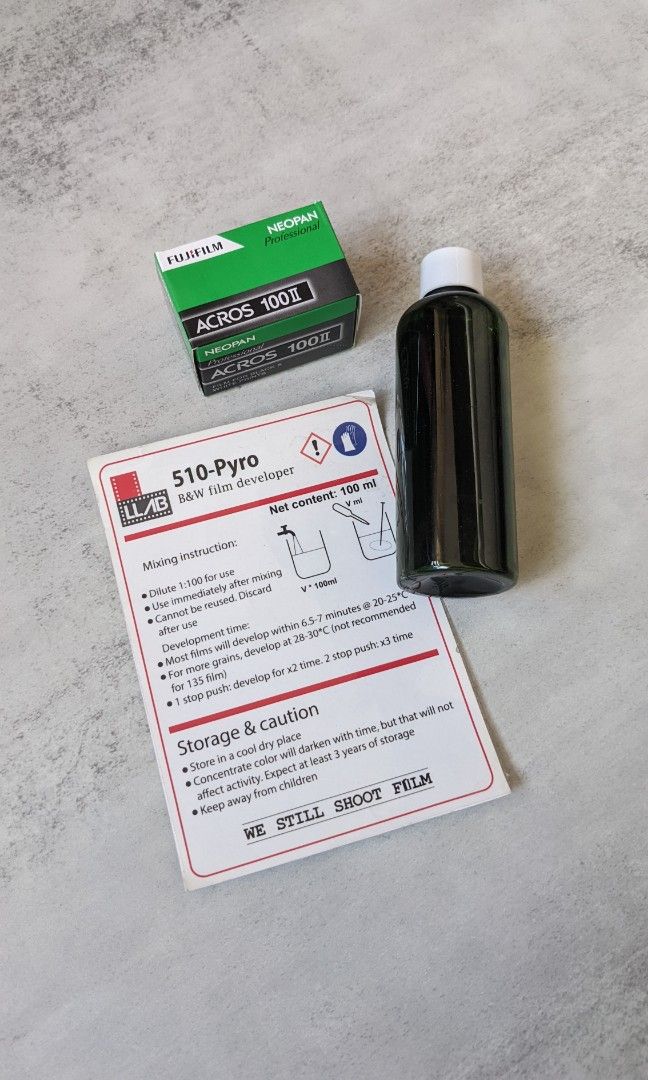Pyro 510 B&W Film developer (100ml), Photography, Photography ...