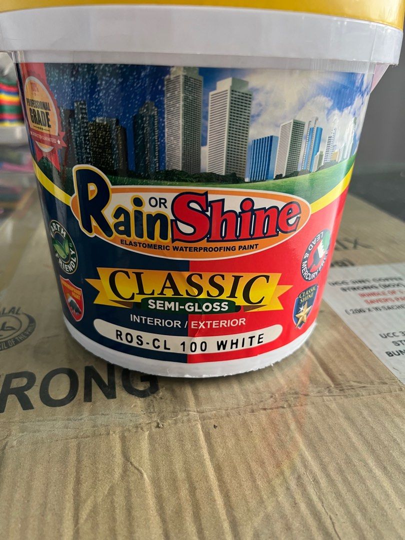 Rain ans shine semigloss 4L, Commercial & Industrial, Construction ...