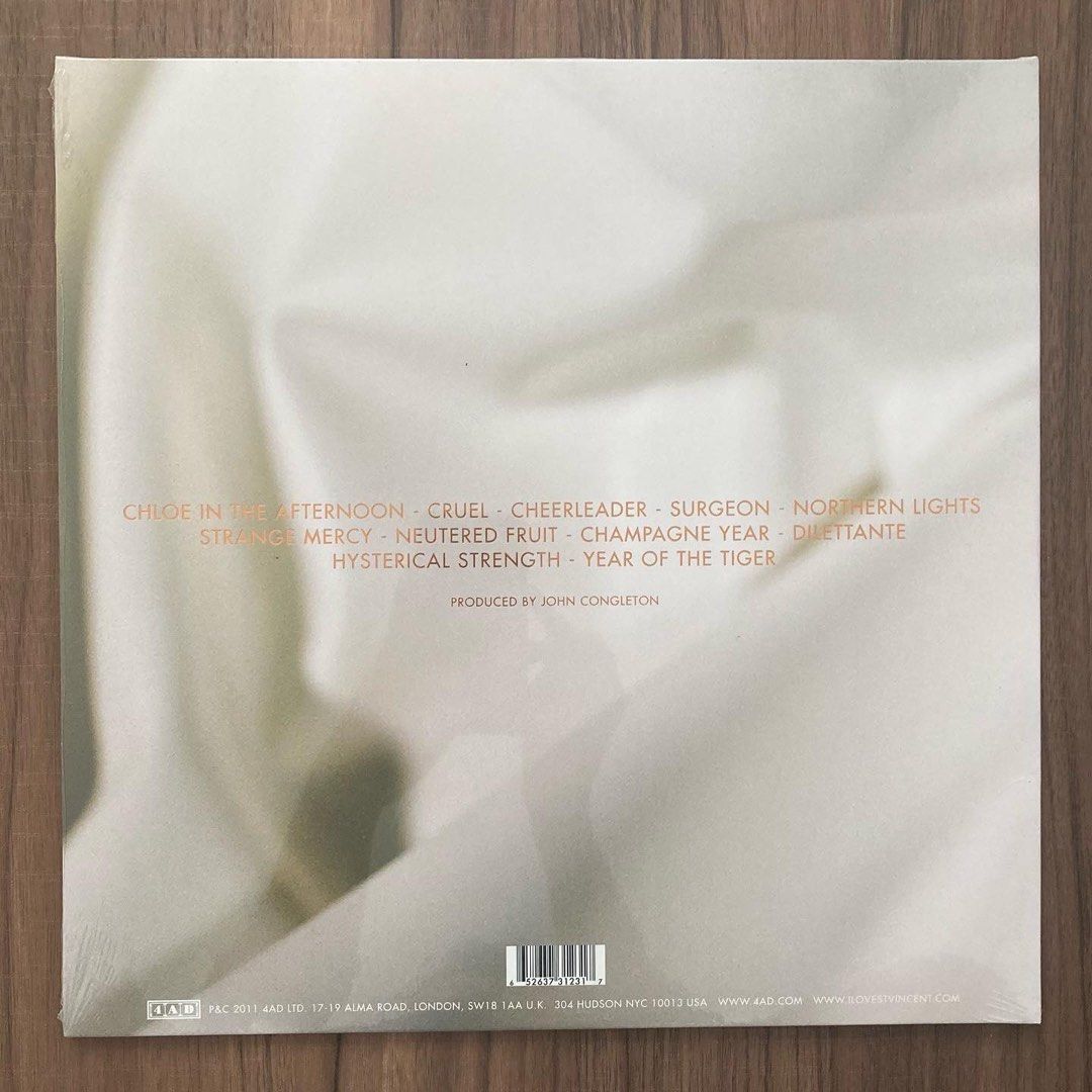 (Rare) St. Vincent - Strange Mercy (White vinyl), Hobbies & Toys, Music ...