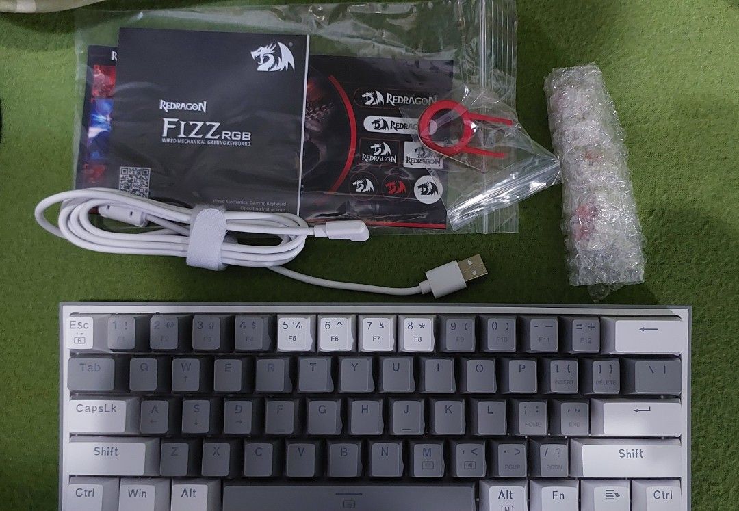 Red Dragon Fizz RGB wired Mechanical Gaming keyboard on Carousell