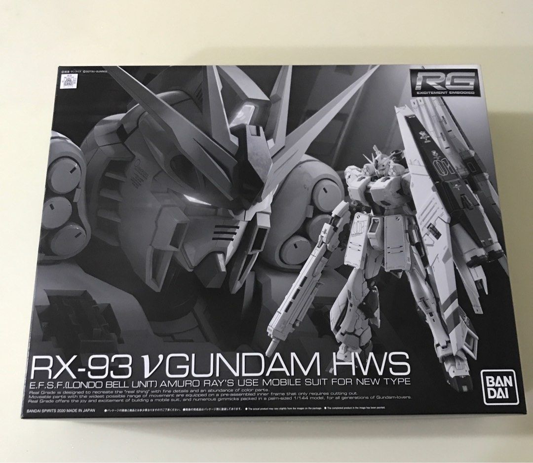 RG rx-93 V gundam HWS, Hobbies & Toys, Toys & Games on Carousell