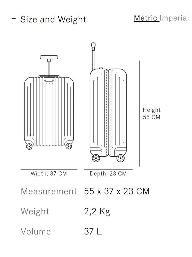 Rimowa Cabin Lite Luggage, Hobbies & Toys, Travel, Luggage on Carousell