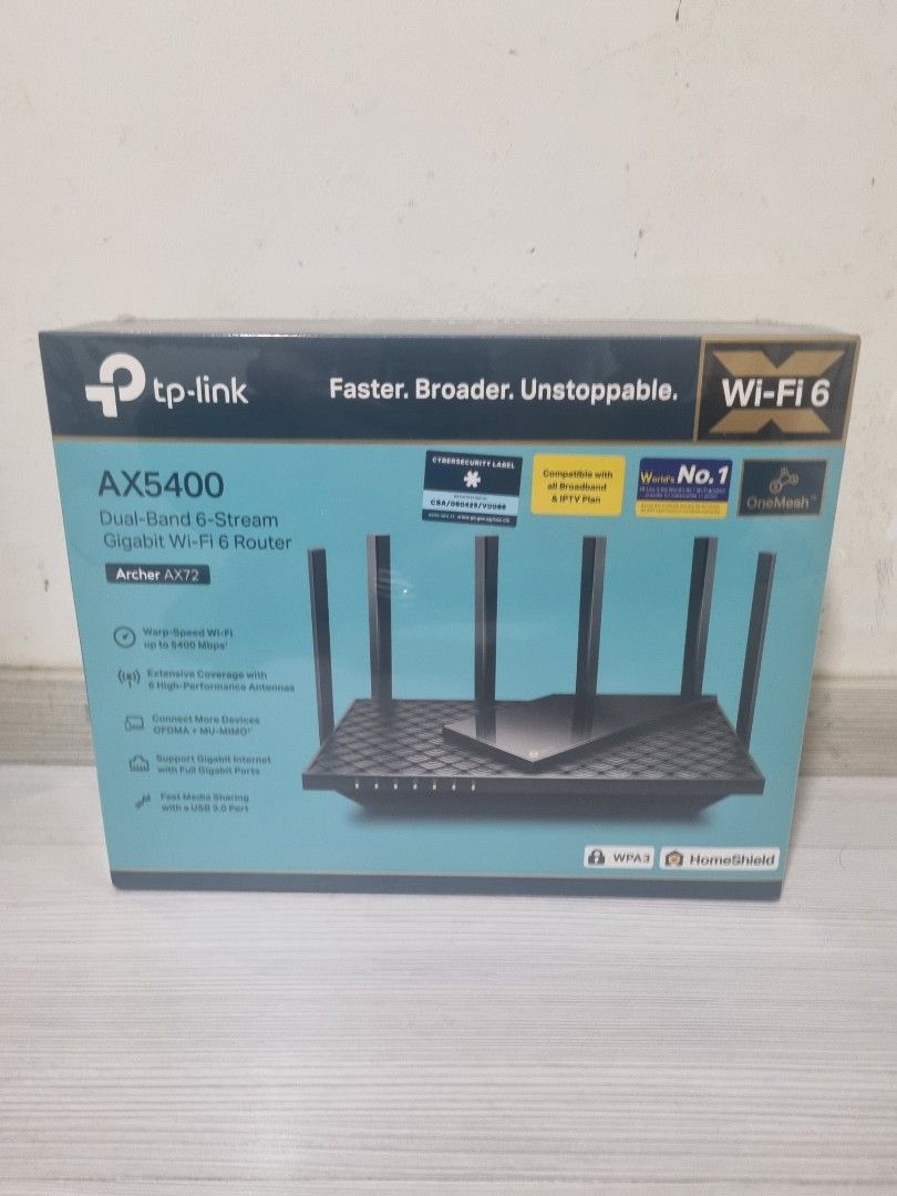 Router TP-Link AX5400, Computers & Tech, Office & Business Technology ...