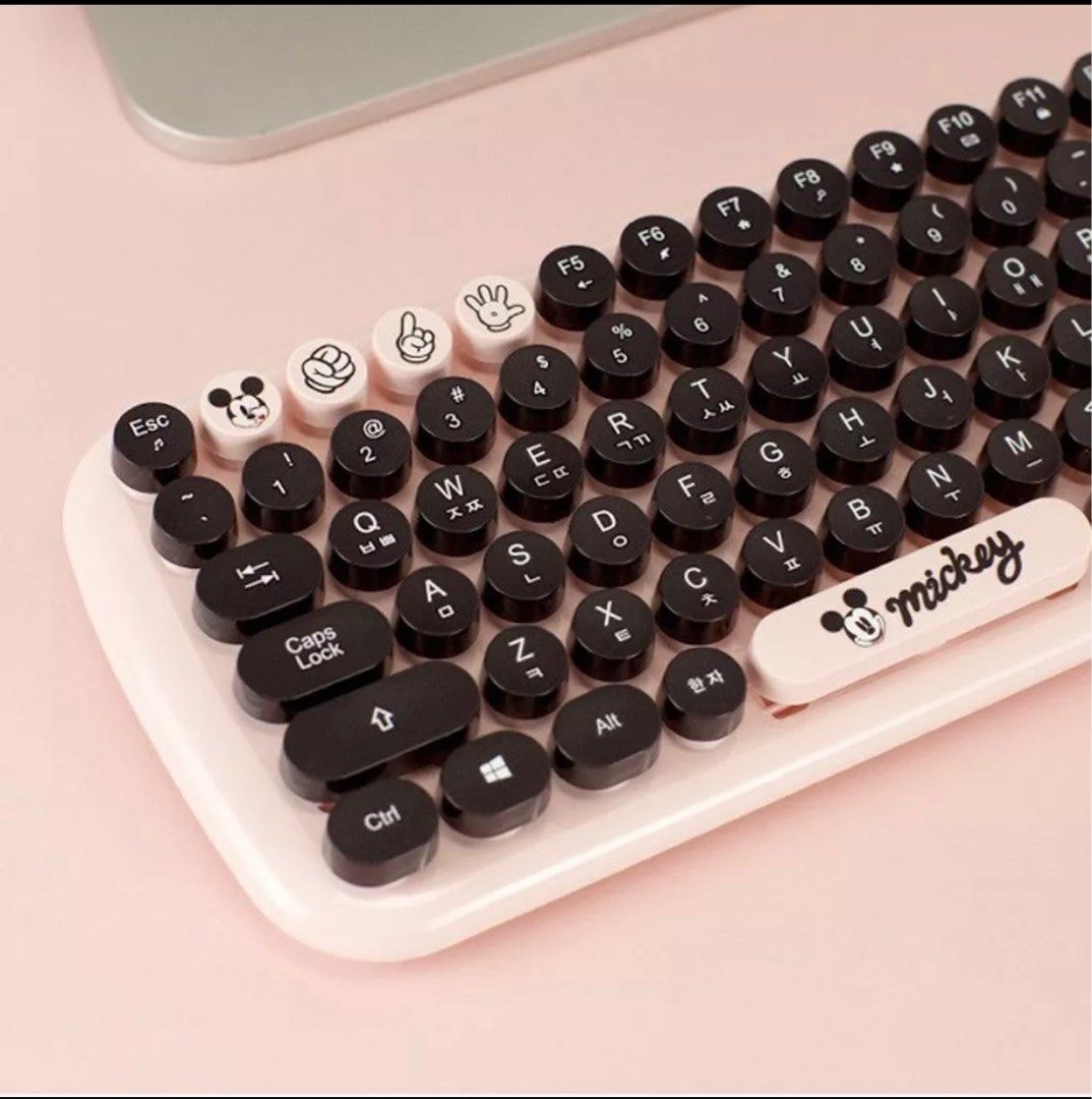 Royche Mickey Mouse Wireless Keyboard, Computers & Tech, Parts & Accessories, Computer Keyboard ...