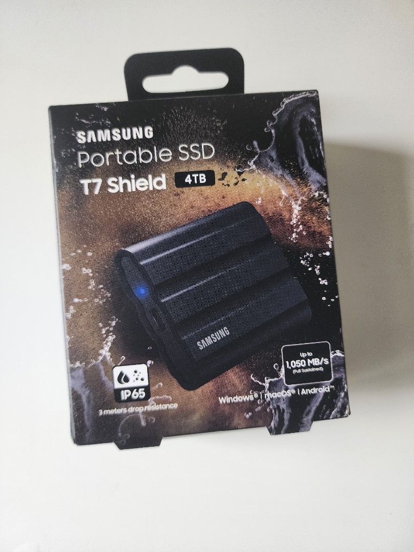 Samsung portal ssd T7 shield 4tb, Computers & Tech, Parts & Accessories ...