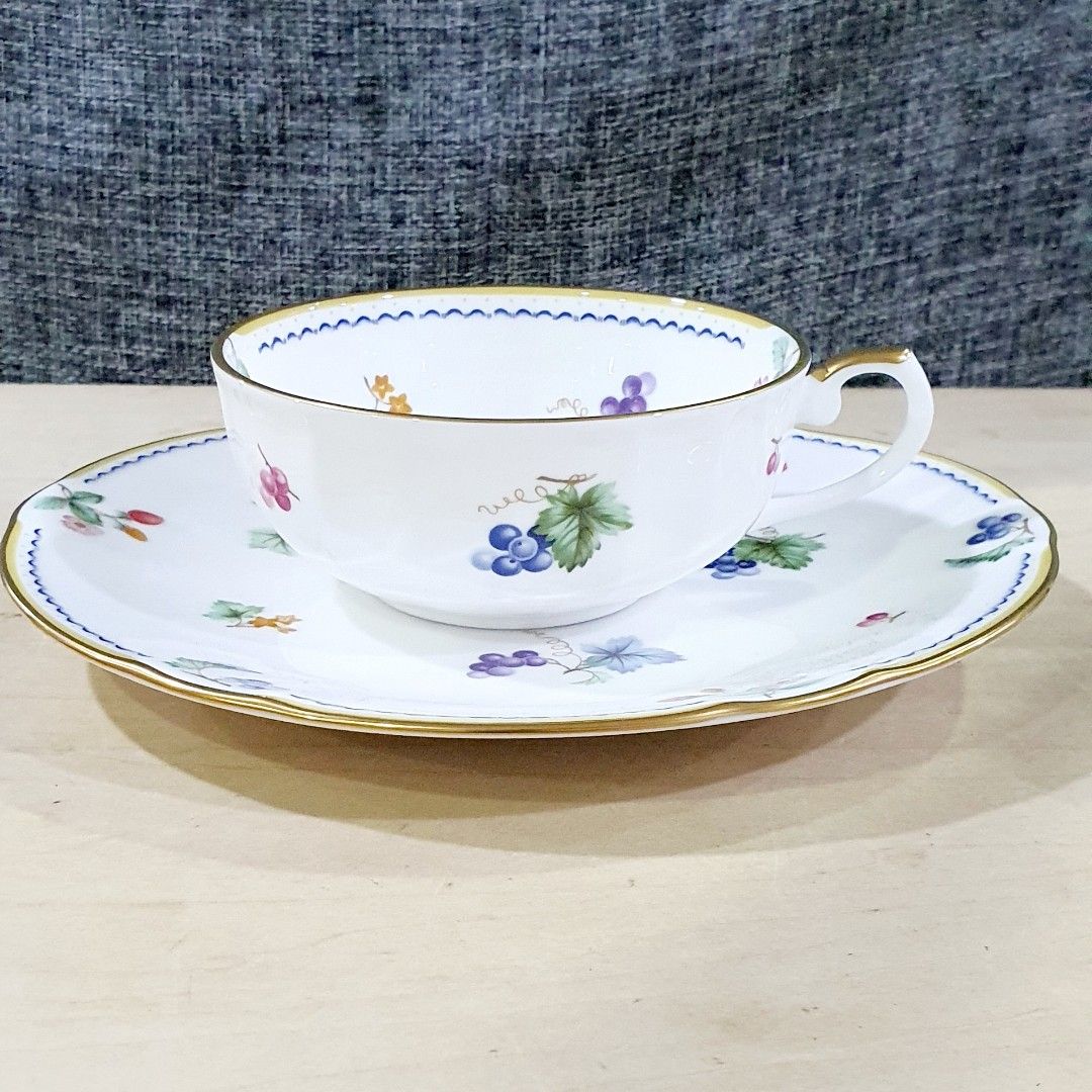 Sango Magna Japan Grapes Cup and Saucer duo, Furniture & Home Living ...