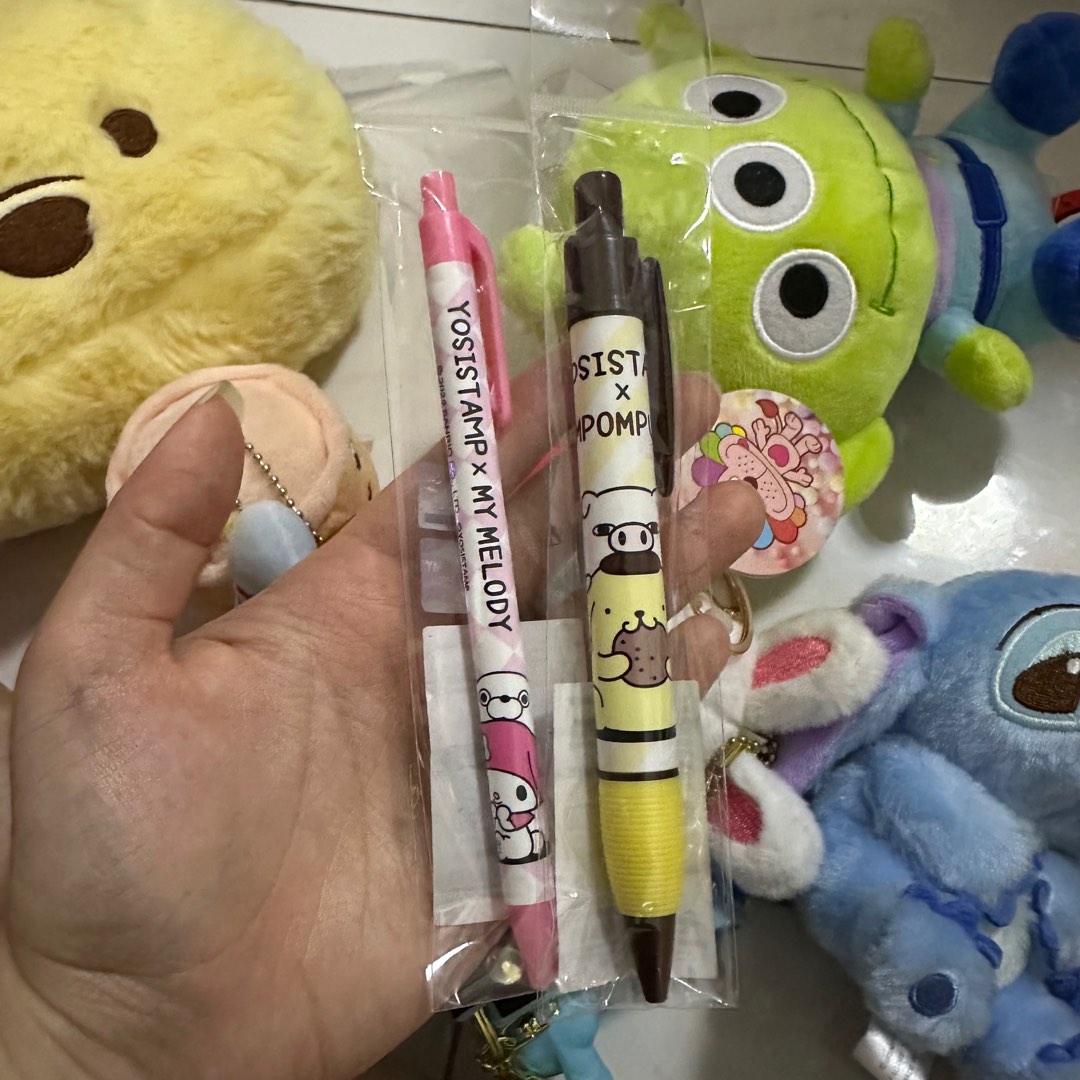 Sanrio Melody and Pompompurin Blue Ink Pen, Hobbies & Toys, Stationery ...
