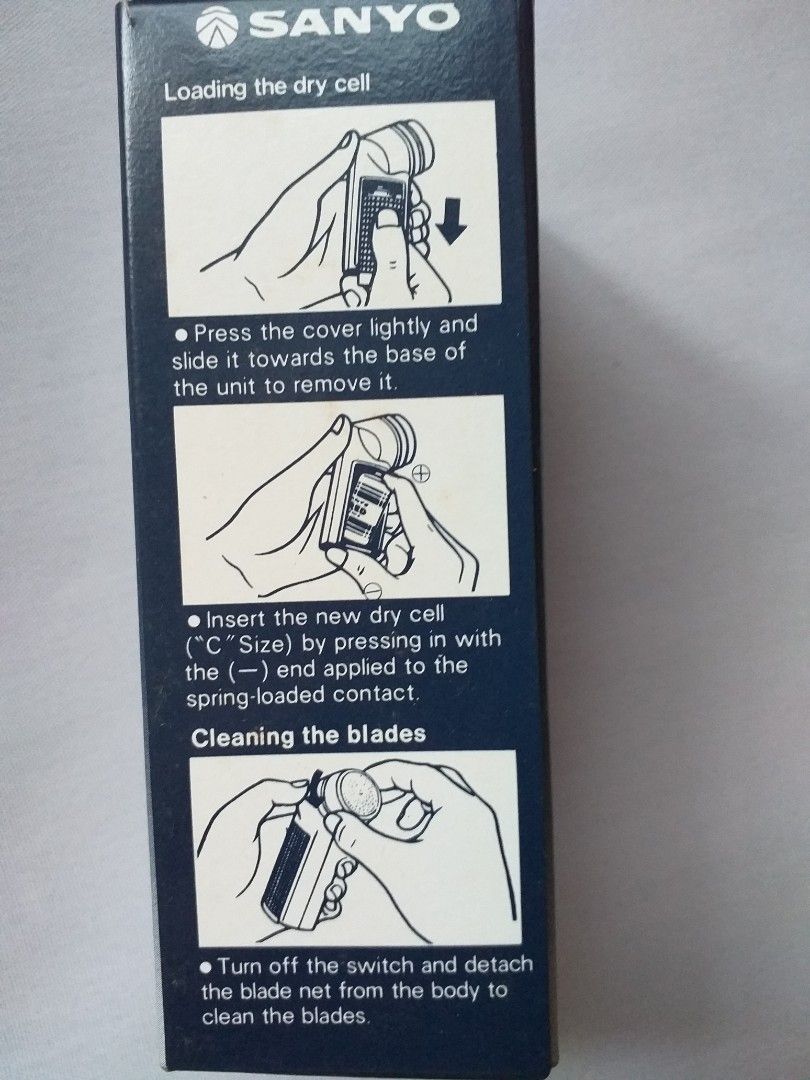 Sanyo electric shaver, Beauty & Personal Care, Men's Grooming on Carousell