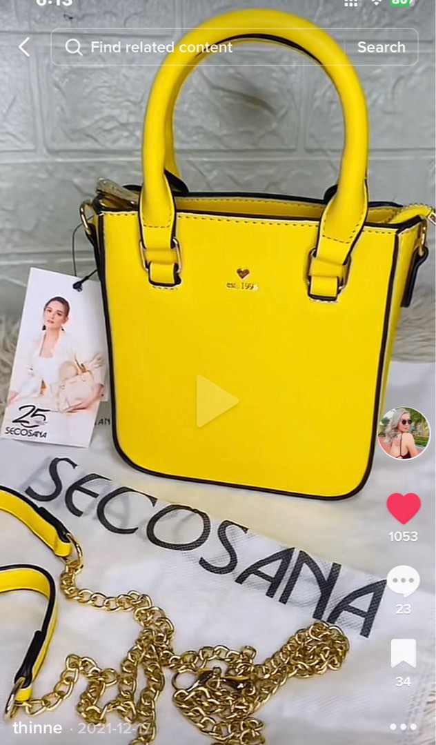 SECOSANA Zia Mini Sling Bag, Women's Fashion, Bags & Wallets, Cross ...