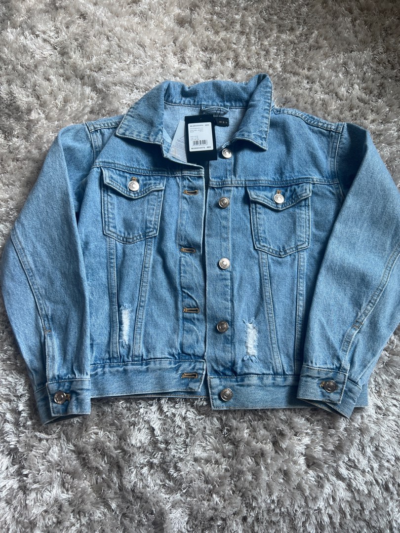 Seed girl denim jacket, Babies & Kids, Babies & Kids Fashion on Carousell