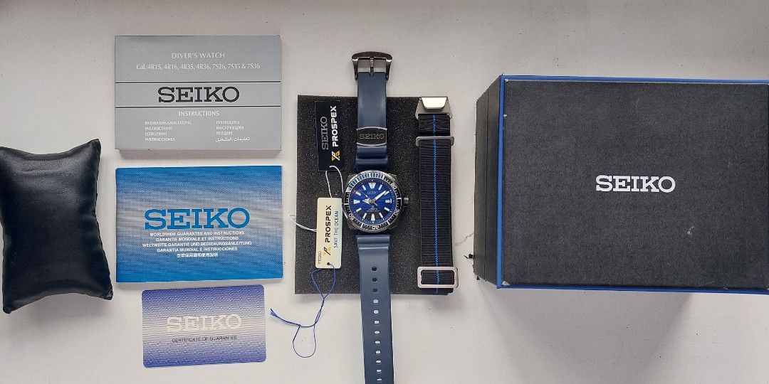 Seiko Prospex Samurai Save the Ocean PVD SRPD09 on Carousell