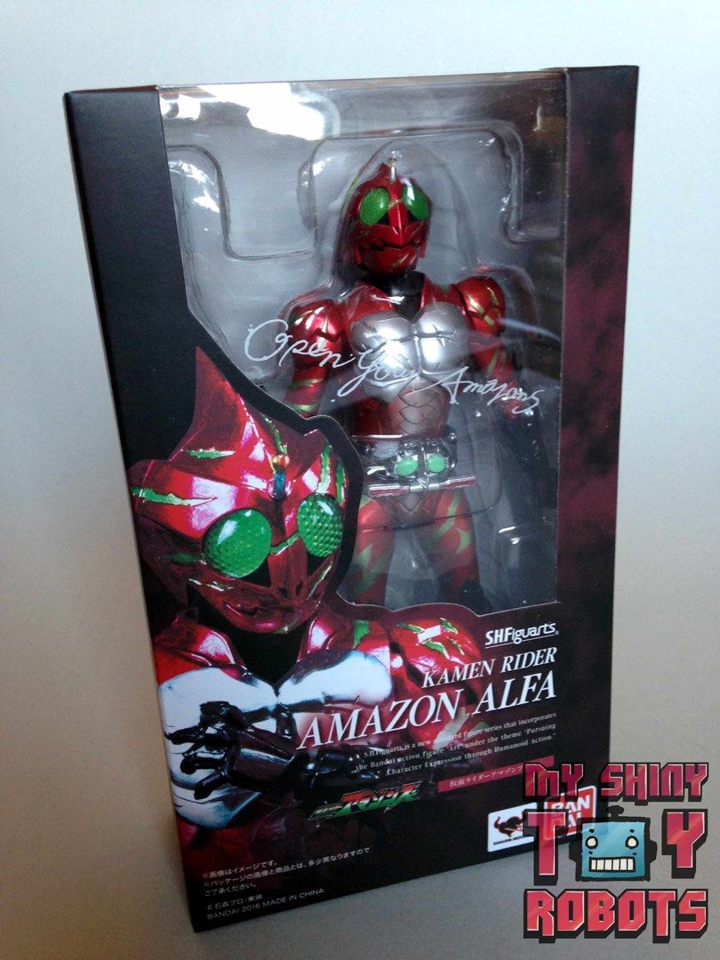 Shf Kamen Rider Amazon Alfa, Hobbies & Toys, Toys & Games on Carousell