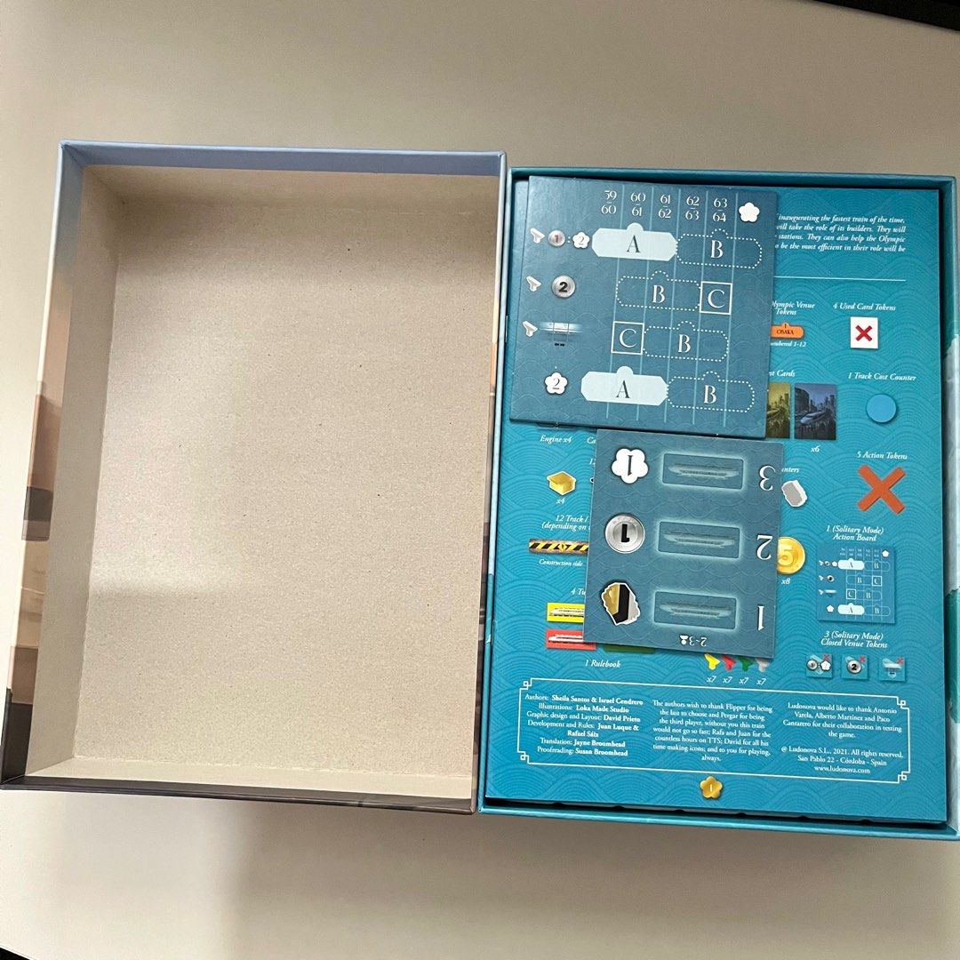 Shinkansen Zero Kei Board Game, Hobbies & Toys, Toys & Games on Carousell