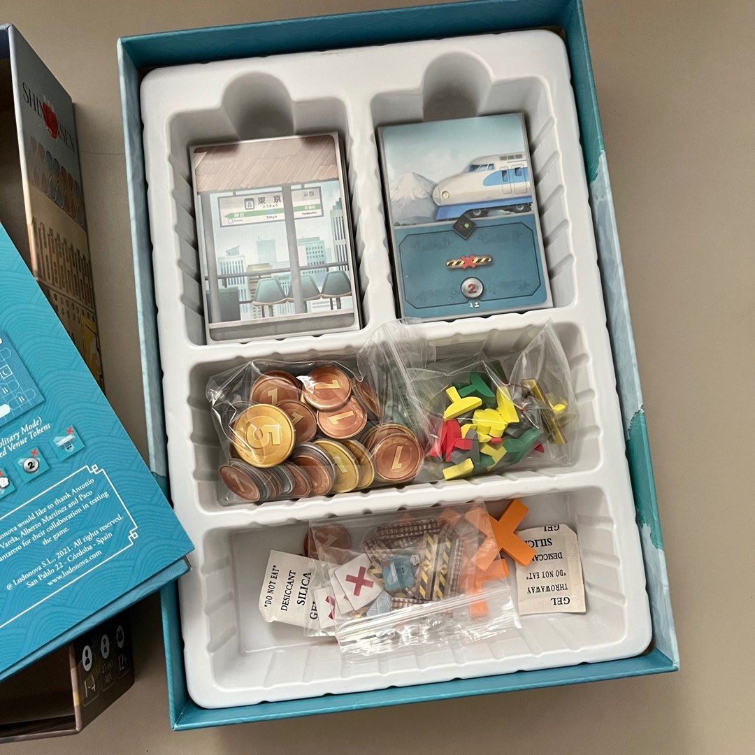 Shinkansen Zero Kei Board Game, Hobbies & Toys, Toys & Games on Carousell