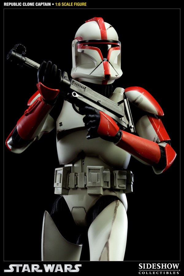 Sideshow Star Wars Republic Clone Captain Phase 1 Armor, Hobbies & Toys ...