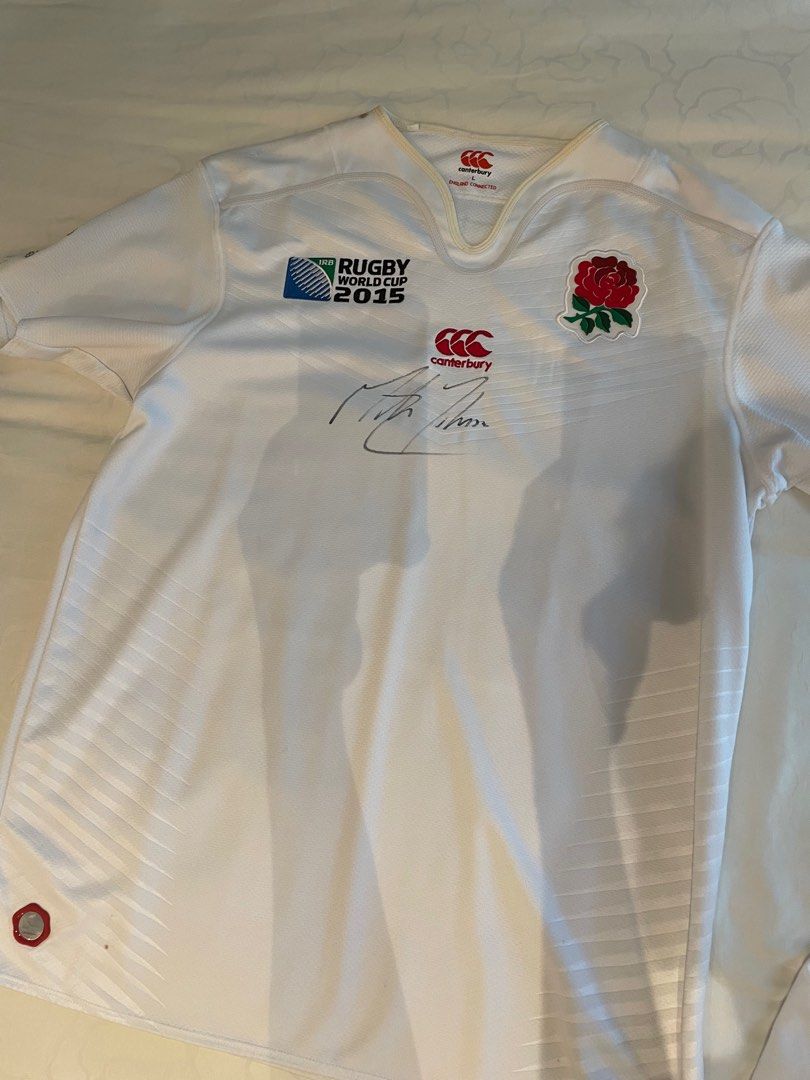 Signed England Rugby World Cup 2015, Hobbies & Toys, Memorabilia ...
