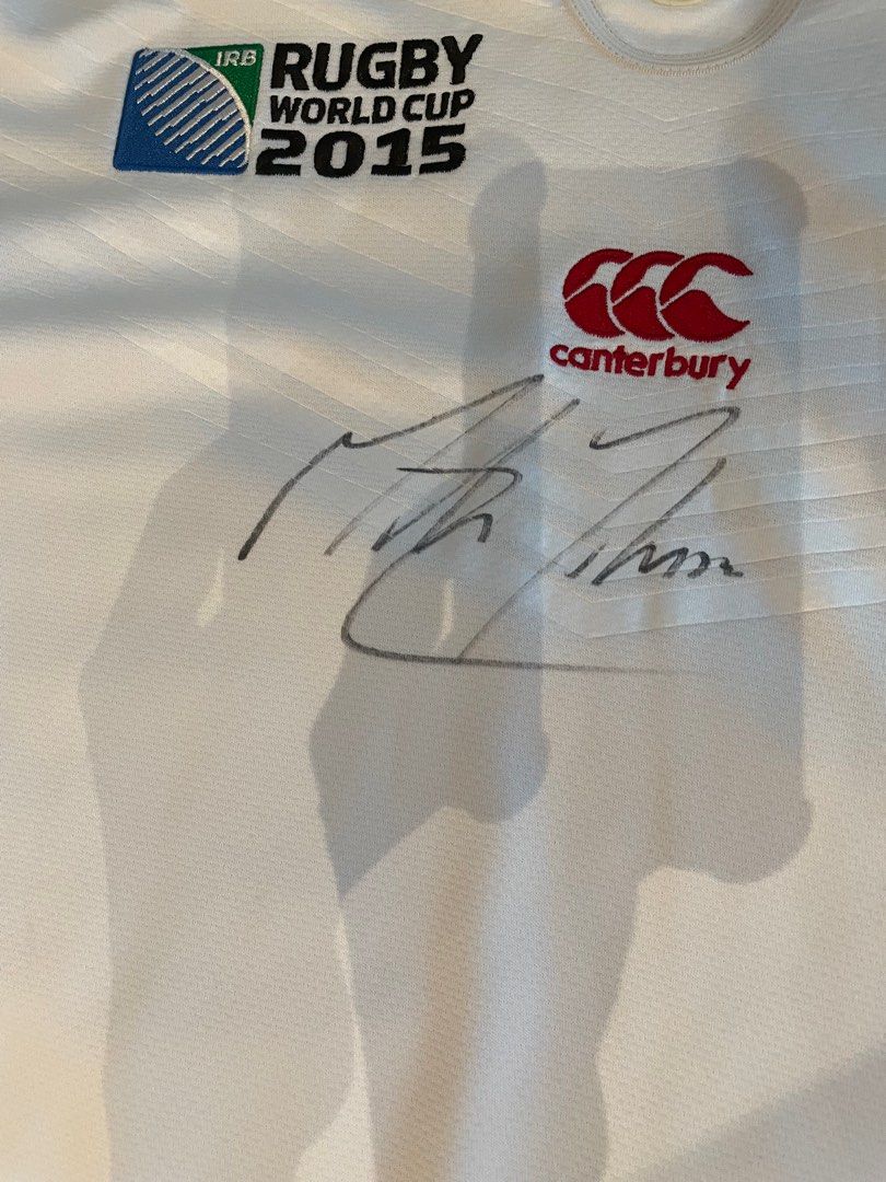 Signed England Rugby World Cup 2015, Hobbies & Toys, Memorabilia ...