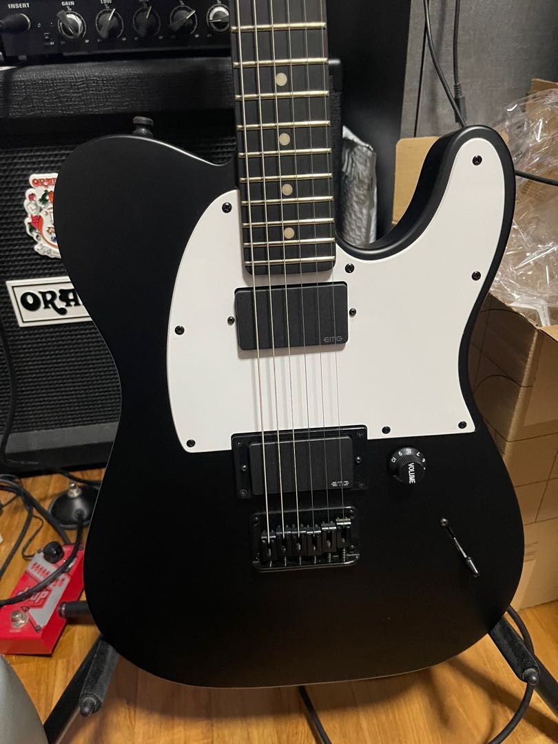 2019 Squier Jim Root Telecaster with EMG, Hobbies & Toys, Music & Media ...
