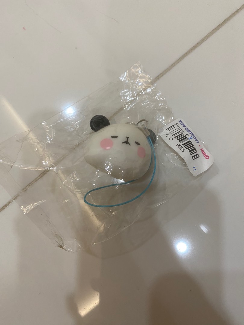 Squishy panda keychain, Hobbies & Toys, Toys & Games on Carousell
