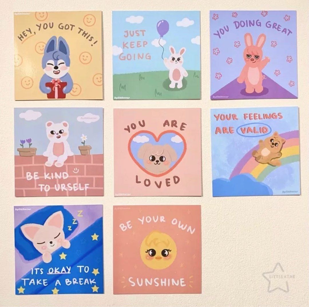 stray kids skz skzoo prints, Hobbies & Toys, Memorabilia & Collectibles ...