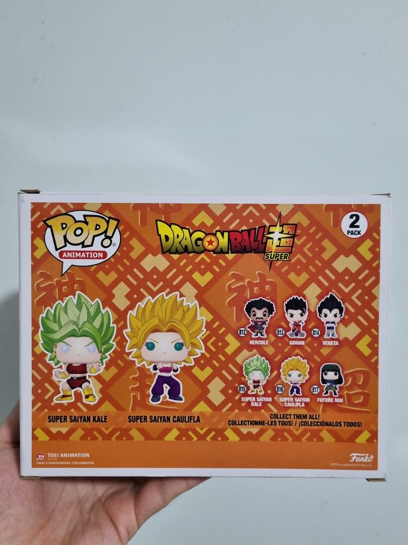Super Saiyan Kale & Super Saiyan Caulifla 2 pack Funko Pop, Hobbies ...