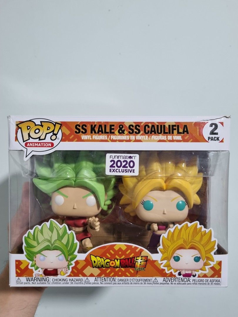 Super Saiyan Kale & Super Saiyan Caulifla 2 pack Funko Pop, Hobbies ...