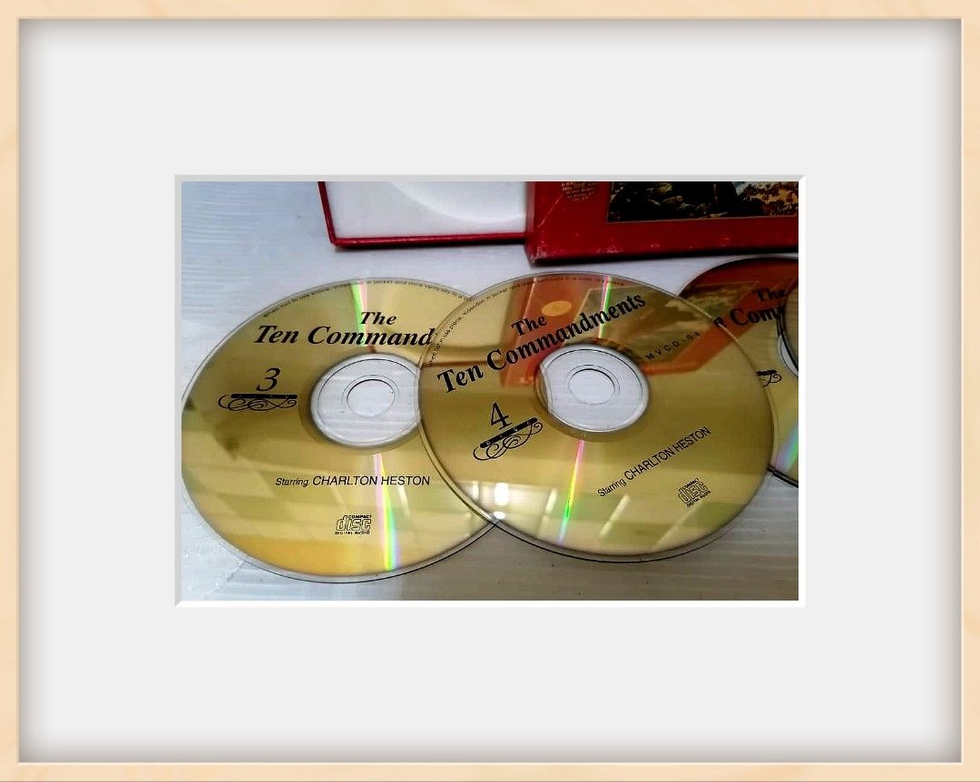 Super-Classic 4VCD Boxset TEN COMMANDMENTS, Hobbies & Toys, Music ...