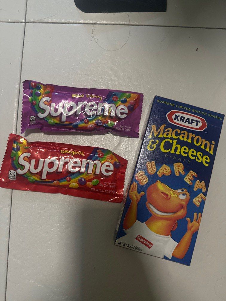 Supreme Skittles and Supreme Macaroni & Cheese, Hobbies & Toys ...