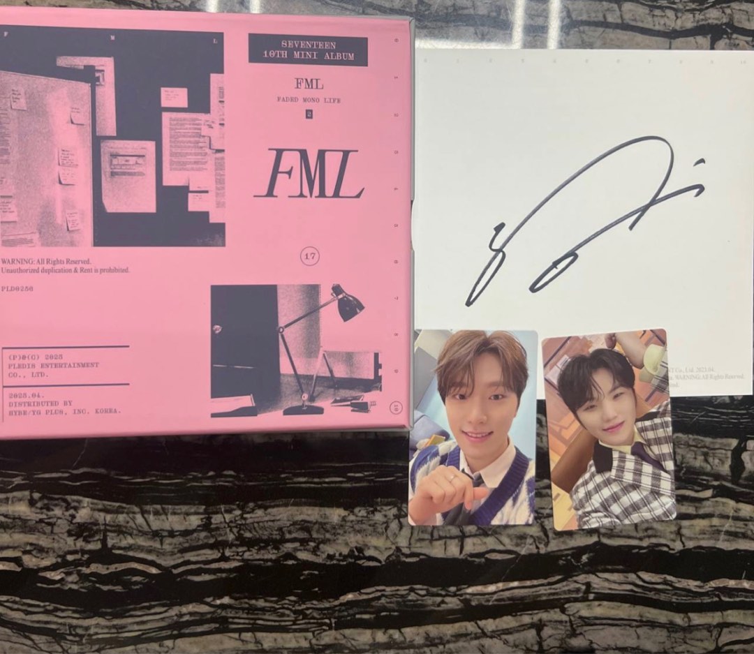 Svt signed fml album, Hobbies & Toys, Memorabilia & Collectibles, K ...