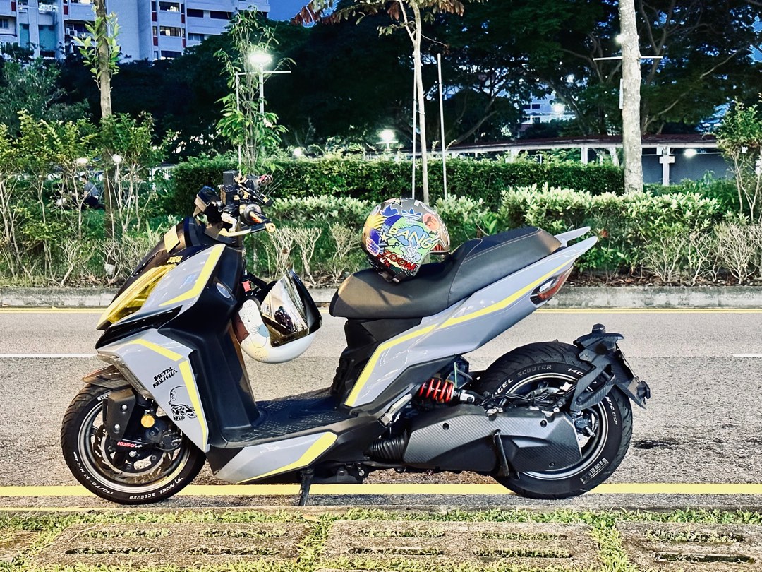 Sym DRG BT 158 with 1777 plate, Motorcycles, Motorcycles for Sale, Class 2B on Carousell