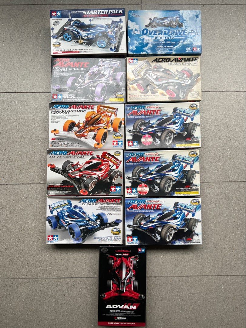 Tamiya Aero Avante collection , Hobbies & Toys, Toys & Games on Carousell