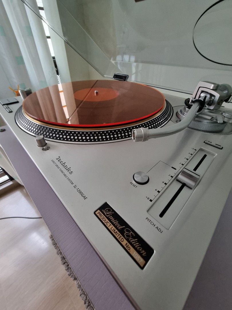 Technics SL-1200GAE 50th Anniversary Limited Edition Turntable, Audio ...